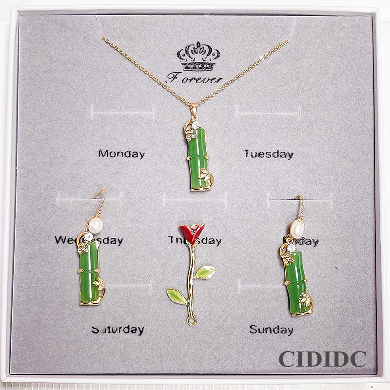 Valentine's Day Sale Elegant Bamboo Jade Set– CICIDC