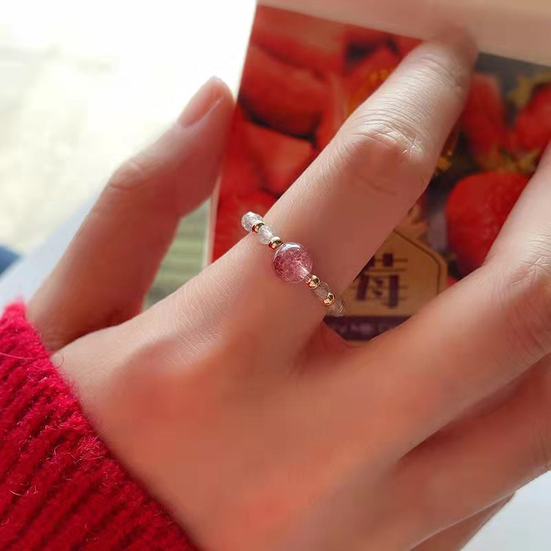 Elegant Ring( Strawberry/Jade/ Pearl/Tourmaline/Garnet)– CICIDC